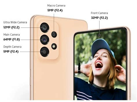 Samsung Galaxy A53 5g 8 Ram 128go Rom Bleu Fiche Technique Et Prix