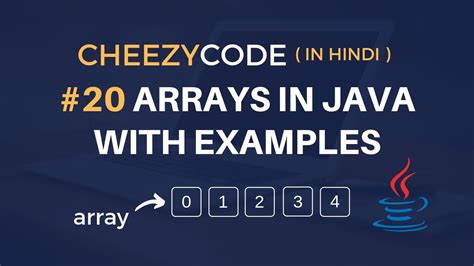 arrays in java 1d and 2d hindi java tutorial for beginners 20 youtube