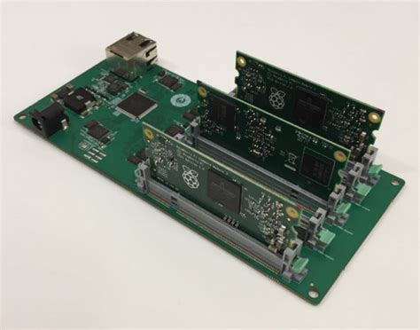 mininodes raspberry pi 3 com carrier board takes up to 5 compute