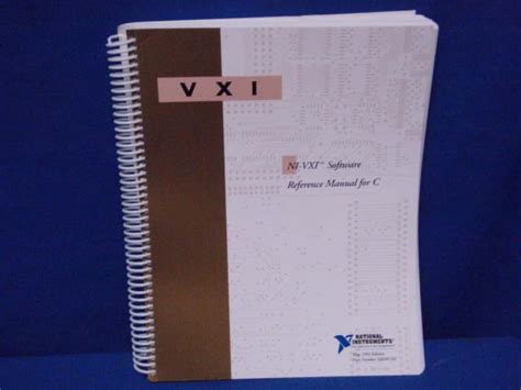 national instruments ni vxi software reference manual c ebay