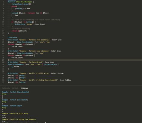 powershell returning one object from a function as an array evotec