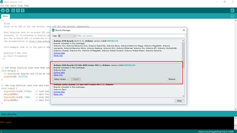 arduino er no arduino due in arduino software