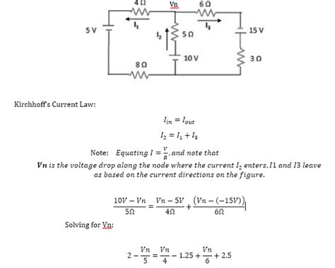 [solved] Using Kirchhoffs Laws Calculate The Currents I1 I2 And I3