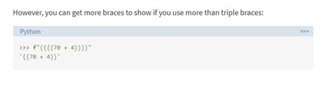 python format string inside curly brackets are replaced with one