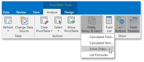 pivottable solve order dialog wpf controls devexpress documentation