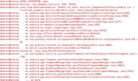java android issue with displaying fragments stack overflow