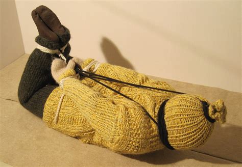Warm And Secure Wool Bondage Ganz Und Gar In Strick Gelegt… Chunky