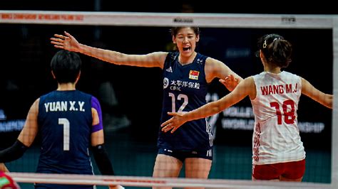 China Beat Japan 3 0 At Fivb Womens Volleyball World Championship Cgtn
