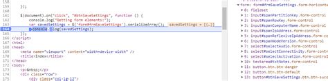 core can t get form fields from button action javascript
