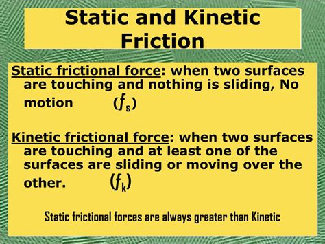 Ppt Net Forces Friction Coefficients Of Friction Powerpoint