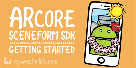 arcore sceneform sdk getting started