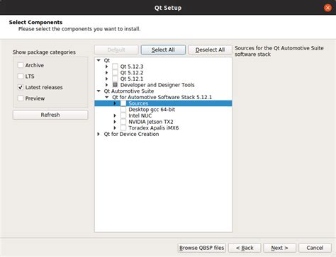 install qt automotive suite qt automotive suite 5 15 1