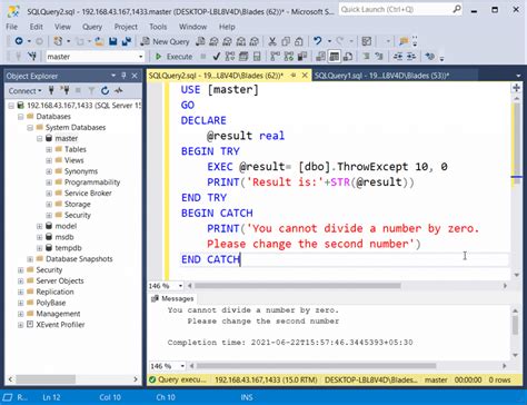 exception handling in sql server complete tutorial