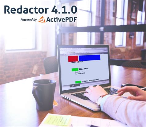 activepdf announces the major release of redactor 4 1 0