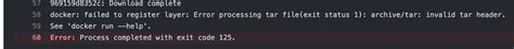 docker failed to register layer error processing tar file exit status
