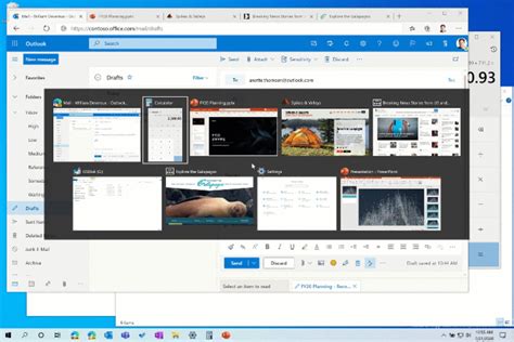 microsoft updates the alt plus tab experience in windows 10 with
