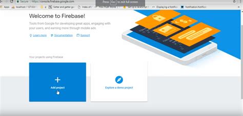 create web push notifications using laravel and firebase
