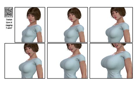 rule 34 3d big breasts blue eyes blue shirt bob cut breast expansion