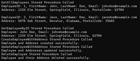 Crud Operations Using Ado Net Core With Stored Procedures Dot Net