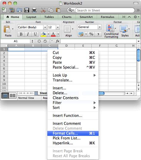 ms excel 2011 for mac merge cells