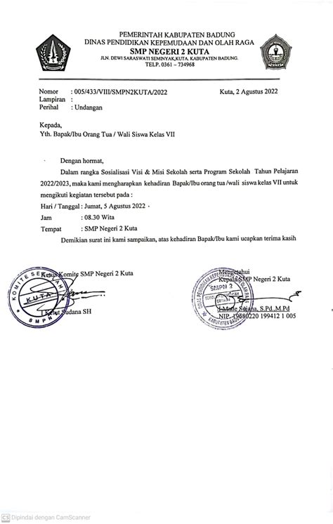 10 Invitation Letter Contoh Surat Undangan Resmi Dalam Themeloader