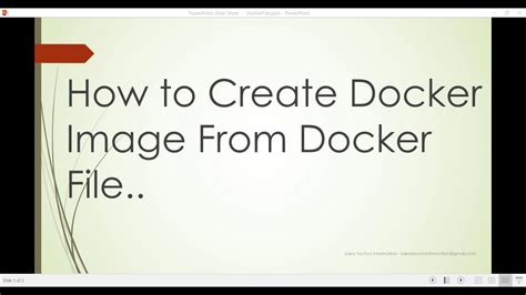 what is dockerfile how to create and build dockerfile dockerfile