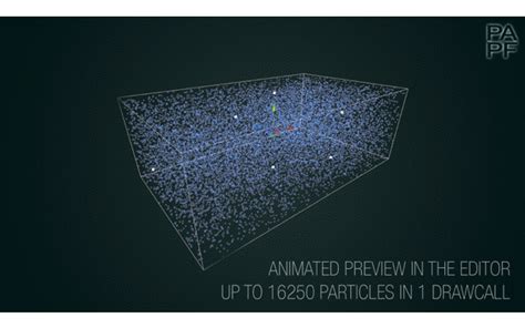 pa particle field フィールド内にパーティクルを発生させる多機能スクリプト（モバイルに最適化あり） unity
