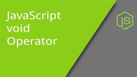 javascript void operator youtube