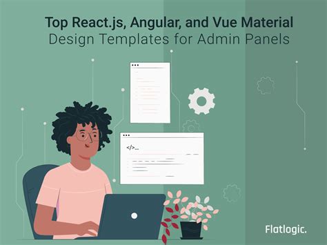 top 7 react js angular and vue material design templates for admin