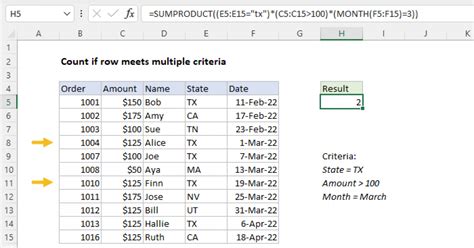 count if row meets multiple criteria excel formula exceljet