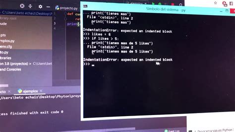 soluciÓn python indentationerror expected an indented