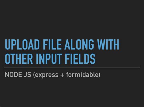 file transfer web app node js mongo db express
