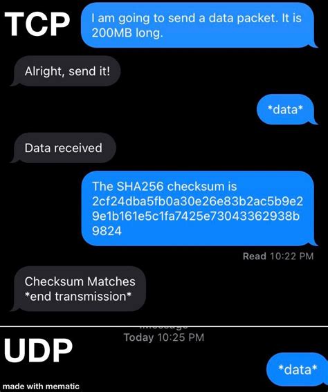 Tcp Vs Udp How Are You Feeling Gaming Memes Jokes