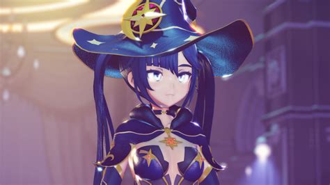 3d Female Only Genshin Impact Mmd Mona Genshin Impact Thatoneguy