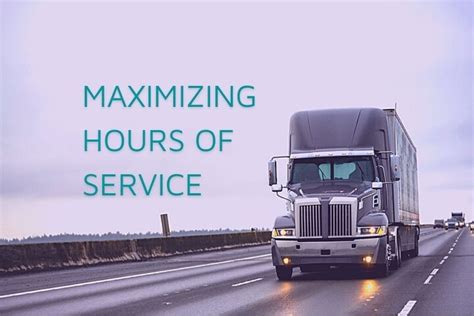 Dot Hours Of Service And Maximizing Driving Hours — Truenorth Profits