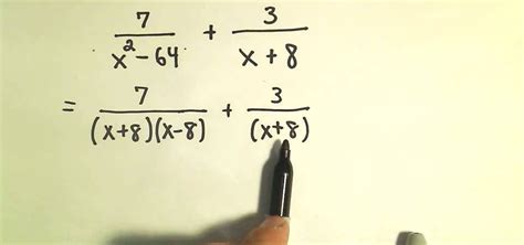 How To Add And Subtract Rational Expressions In Algebra « Math