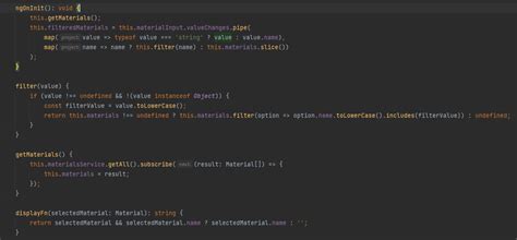 typescript angular material mat autocomplete not working