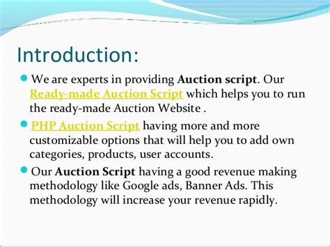 auction script ready made auction script php auction script