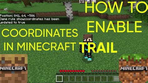 How To Turn On Coordinates In Minecraft Trial Version Me Coordinates