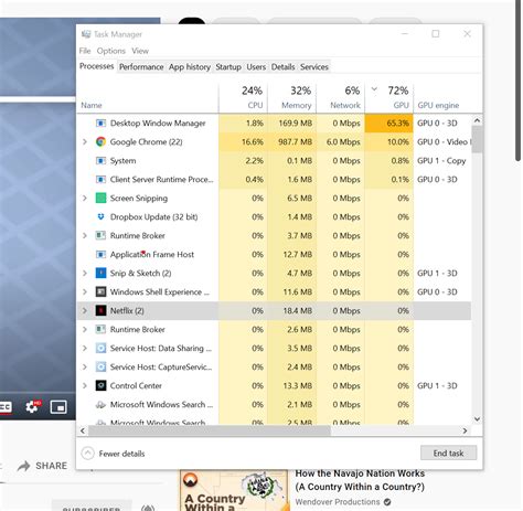 High Gpu Usage Of Desktop Window Manager Dwm Exe Intel Community