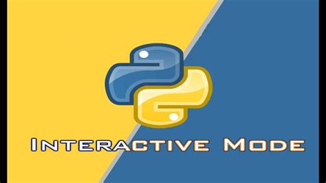 how to work in interactive mode in python do programming in