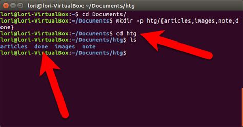 how to create multiple subdirectories with one linux command