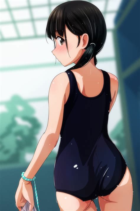 Matsunaga Kouyou Original Absurdres Highres 1girl Ass Black Hair