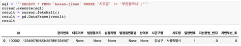 python으로 mysql 사용하기 pymysql 라이브러리 with pandas