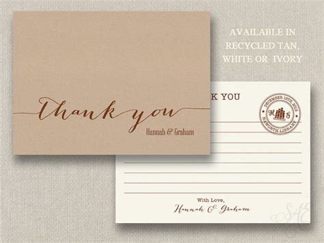 Joanne 125pc Wedding Library Thank You Notes Matching Etsy Rsvp