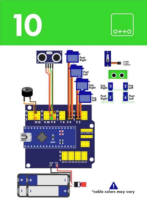 otto diy build your own robot in one hour arduino