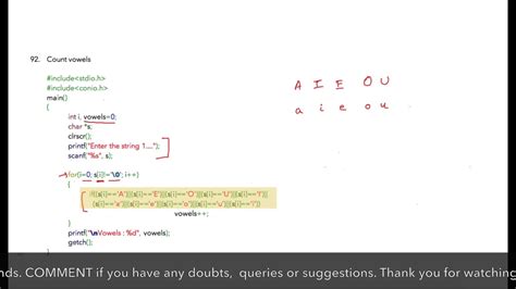 module 16 lesson 15 count vowels from given string [learn programming