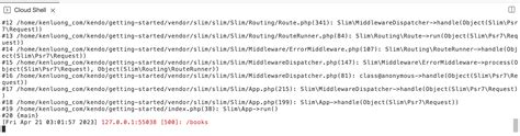 error when run php s localhost 8080 sqlstate[hy000] [2002] no such