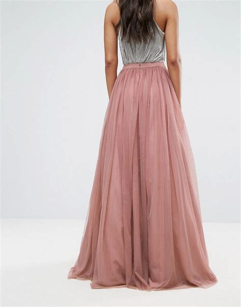 Asos Tall Tulle Maxi Prom Skirt Pink Prom Skirt Tulle Long Skirt