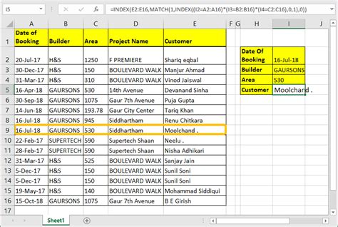 lookup value with multiple criteria
